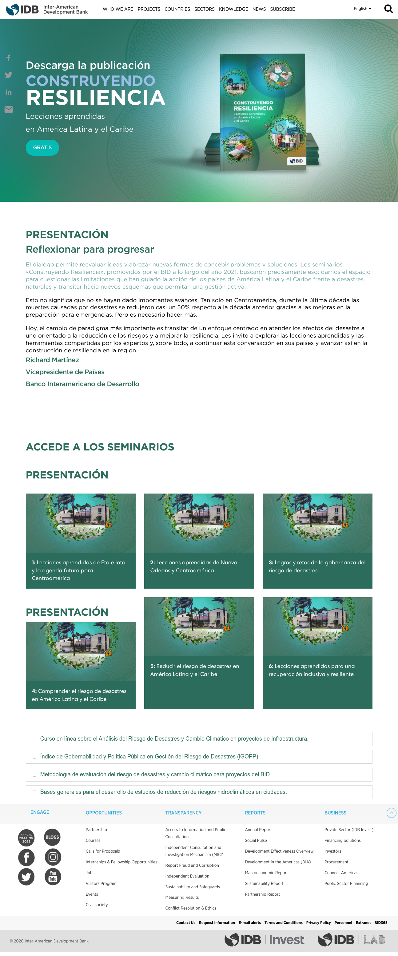 Construyendo resiliencia - Presentation