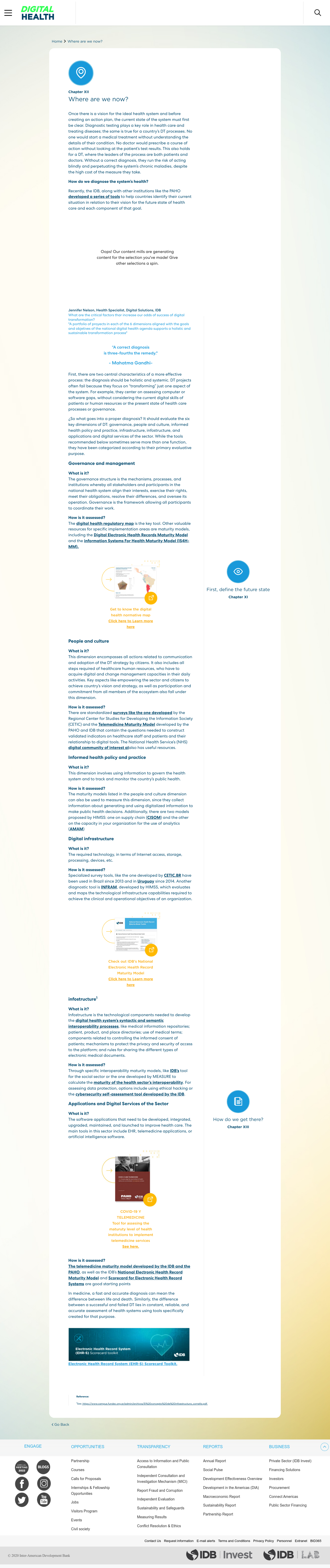 English - Where are we now?