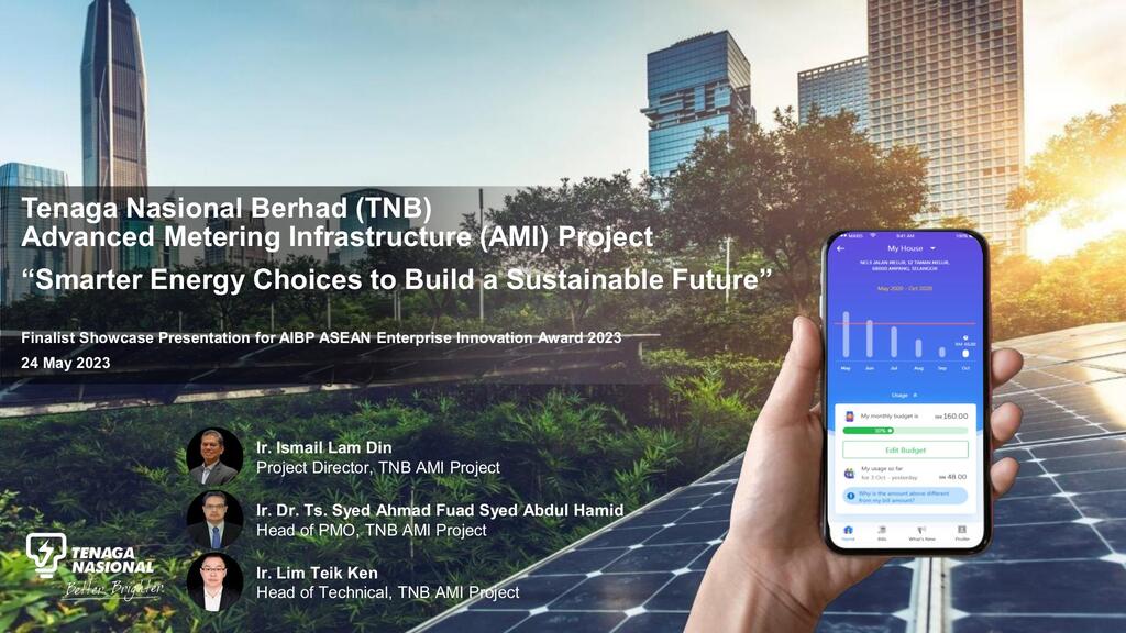 Tenaga Nasional Berhad - Advanced Metering Infrastructure (AMI) Project ...