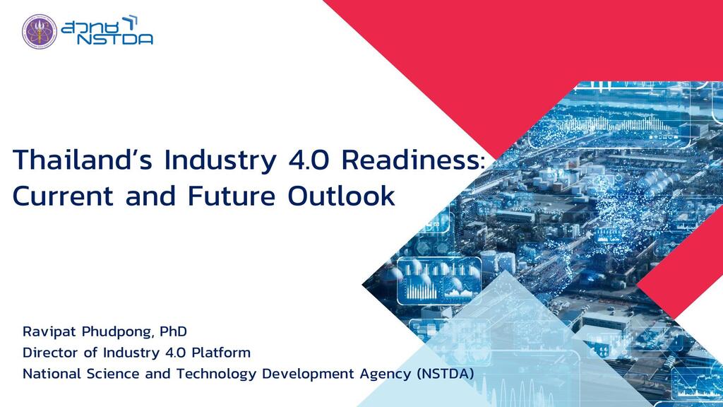NSTDA_Thailands Industry 4.0 Readiness