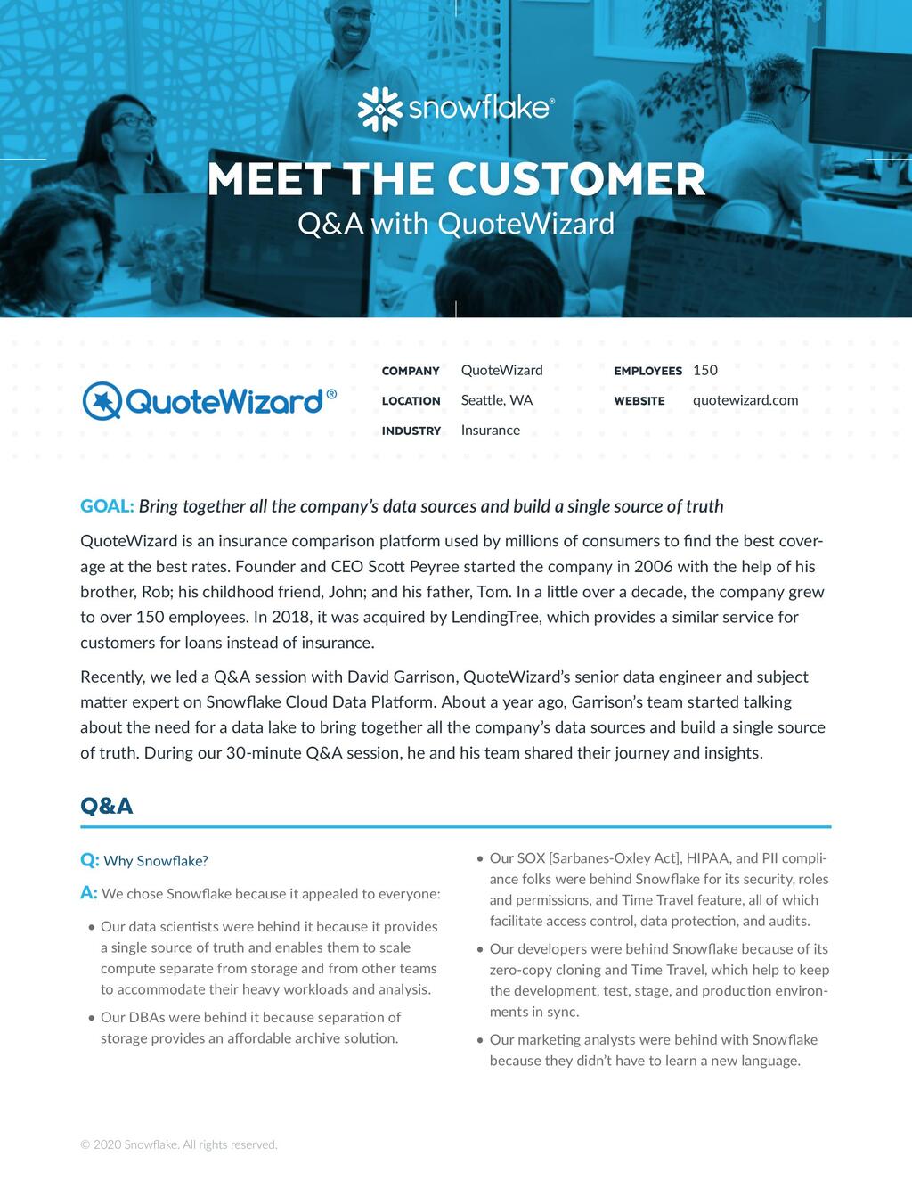 Quotewizard - Meet The Customer