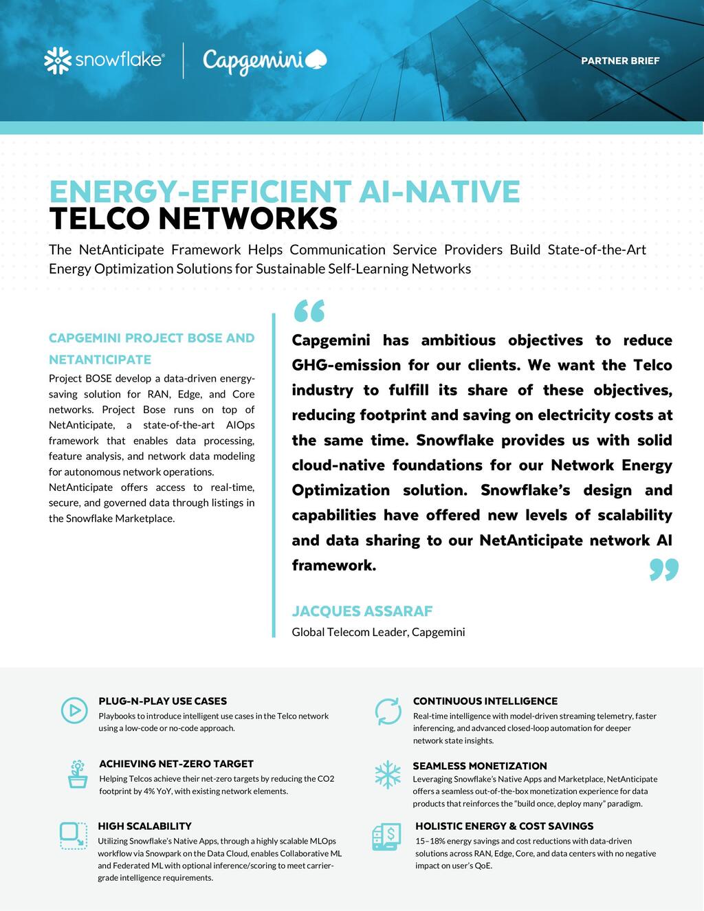 Energy-Efficient Ai-Native Telco Networks