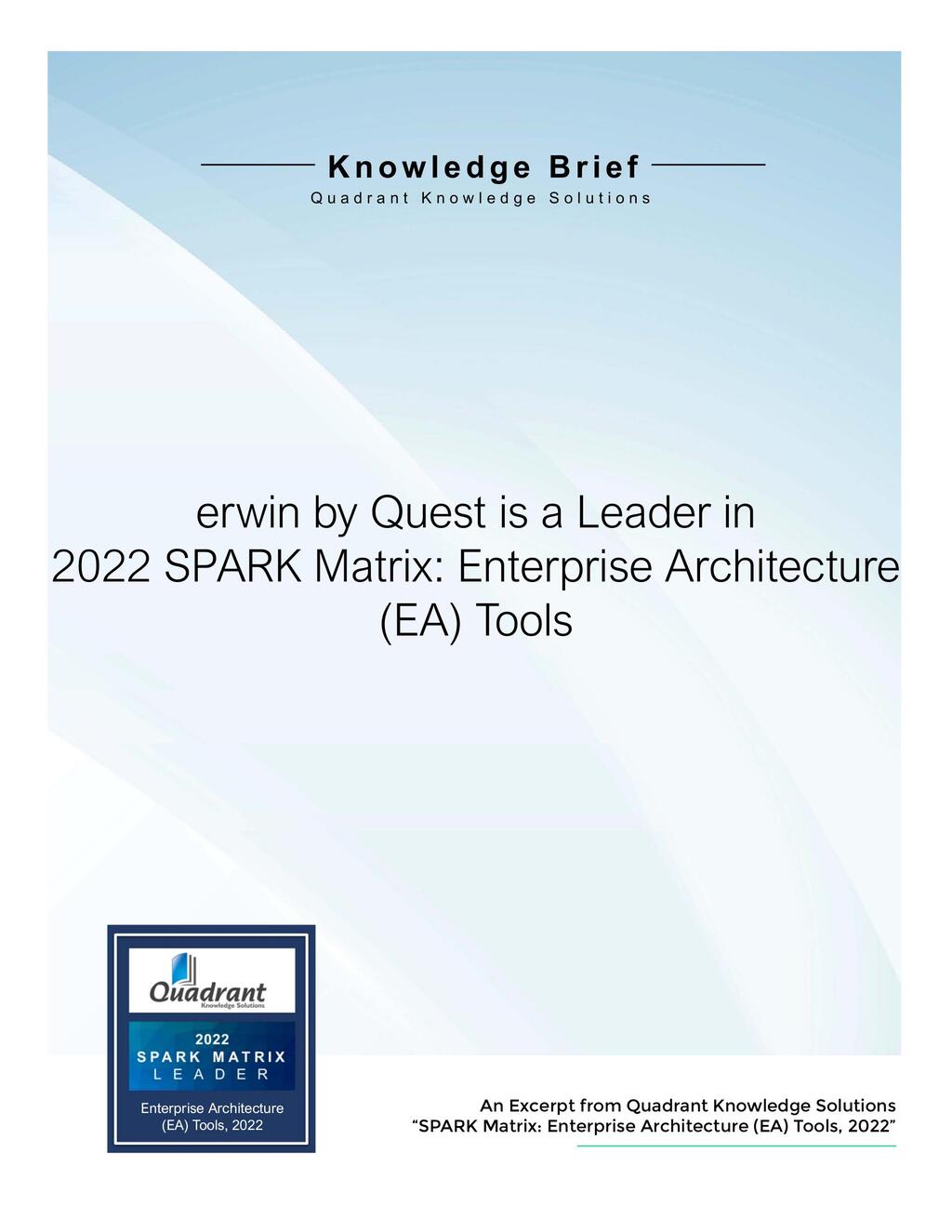 2022 SPARK Matrix: Enterprise Architecture (EA) Tools