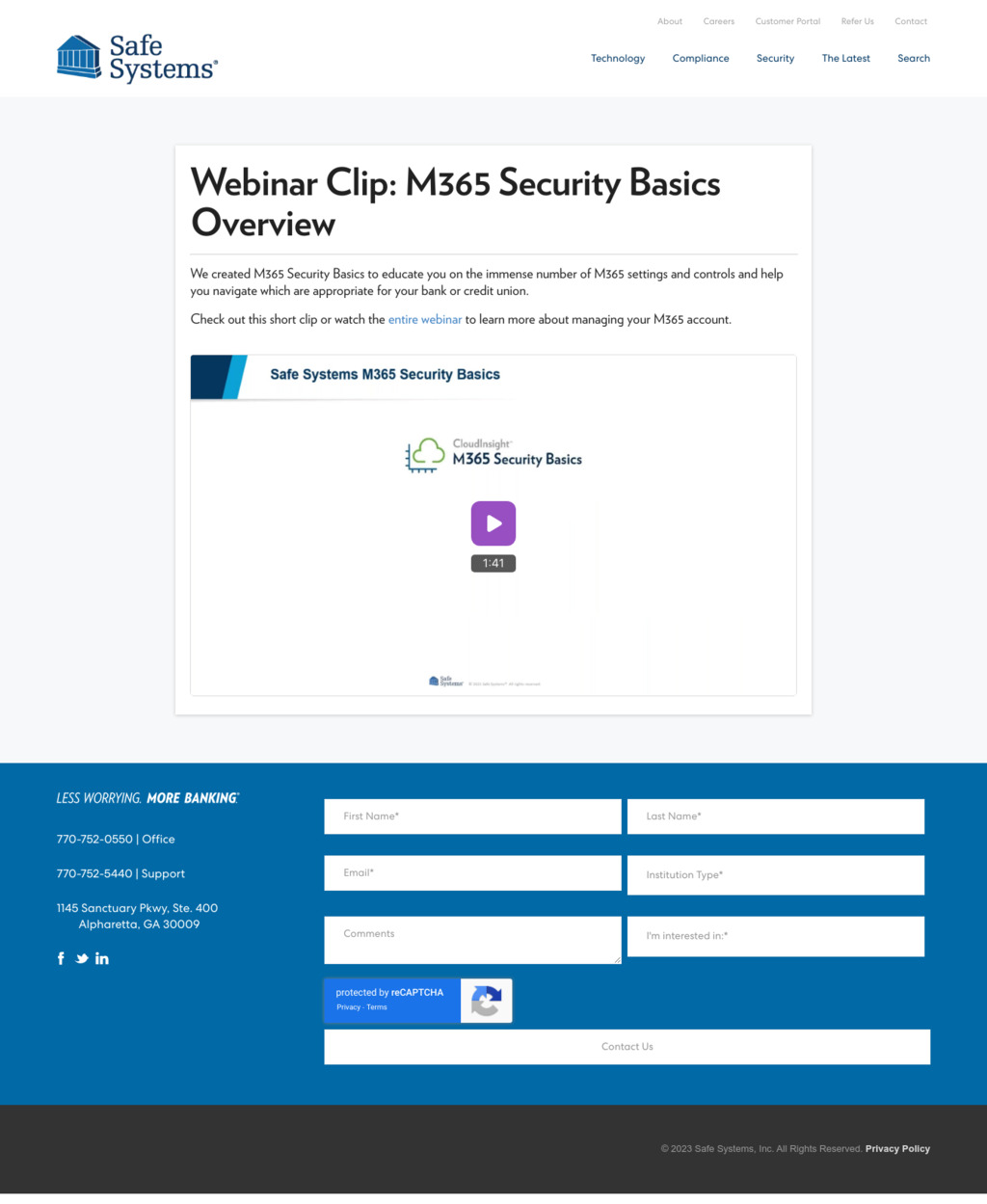 M365 Security Basics Overview